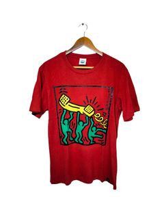 Keith Haring, Men's Fashion, Tops & Sets, Tshirts & Polo Shirts on ...