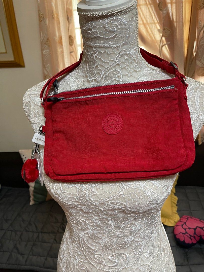 Kipling Cherry Mikaela, Women's Fashion, Bags & Wallets, Cross-body ...