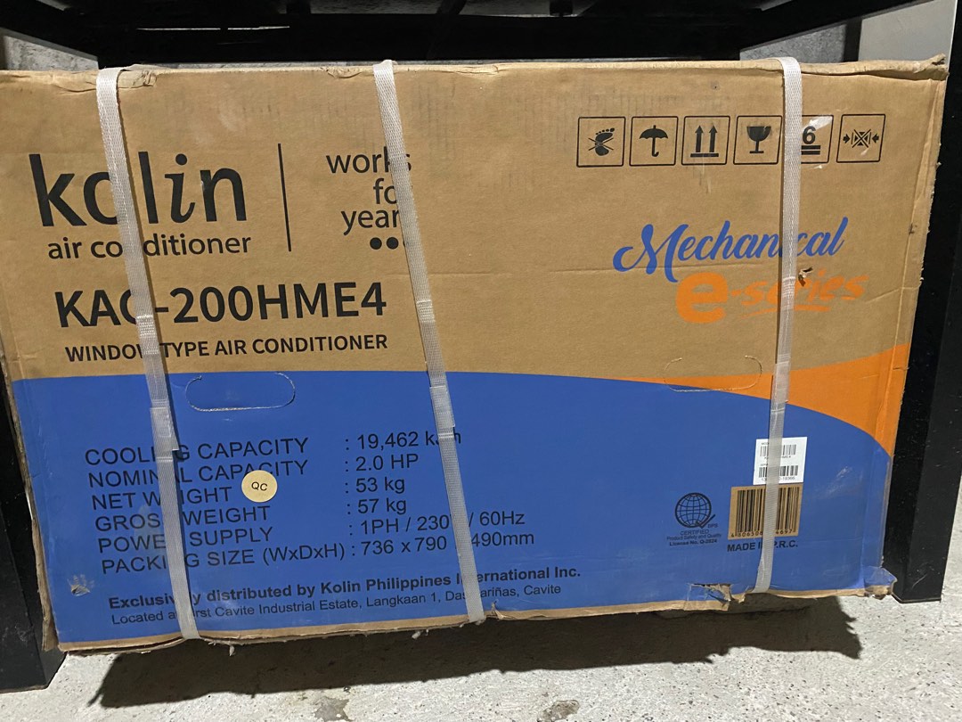 Kolin 2-hp mechanical aircon non-inverter type, TV & Home Appliances ...