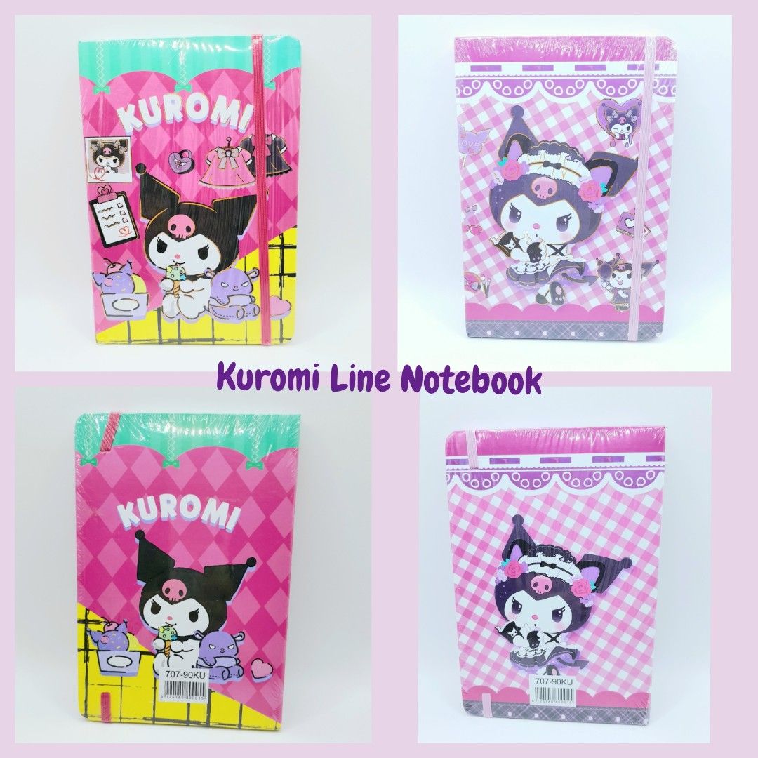 Kuromi Notebook with line, Hobbies & Toys, Stationery & Craft ...