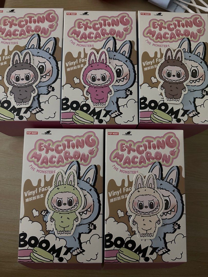 Labubu macaron popmart, Hobbies & Toys, Toys & Games on Carousell
