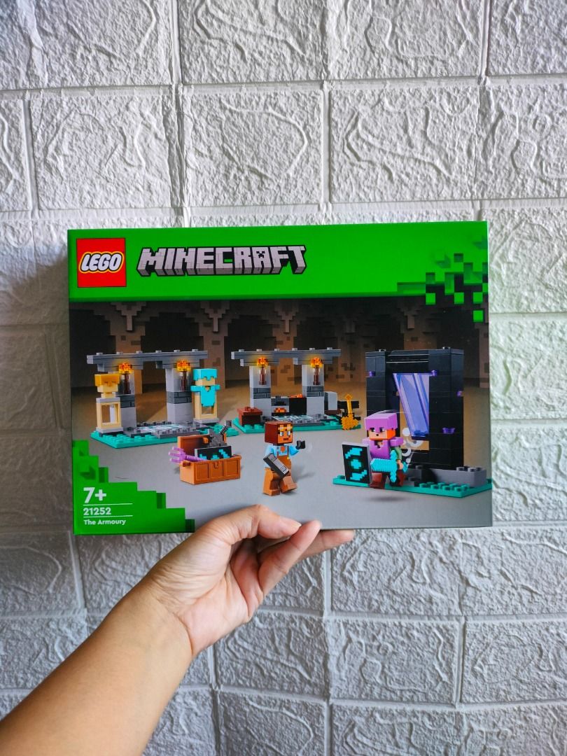 Lego MINECRAFT 21252 THE ARMORY, Hobbies & Toys, Toys & Games on Carousell