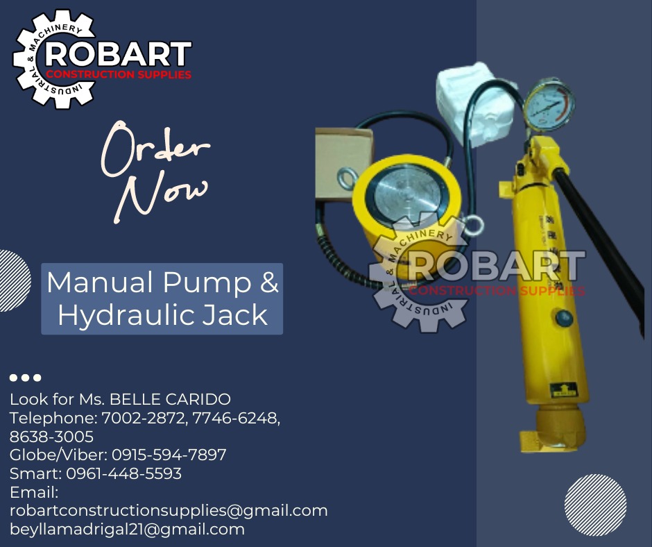 Manual Pump & Hydraulic Jack, Commercial & Industrial, Construction ...