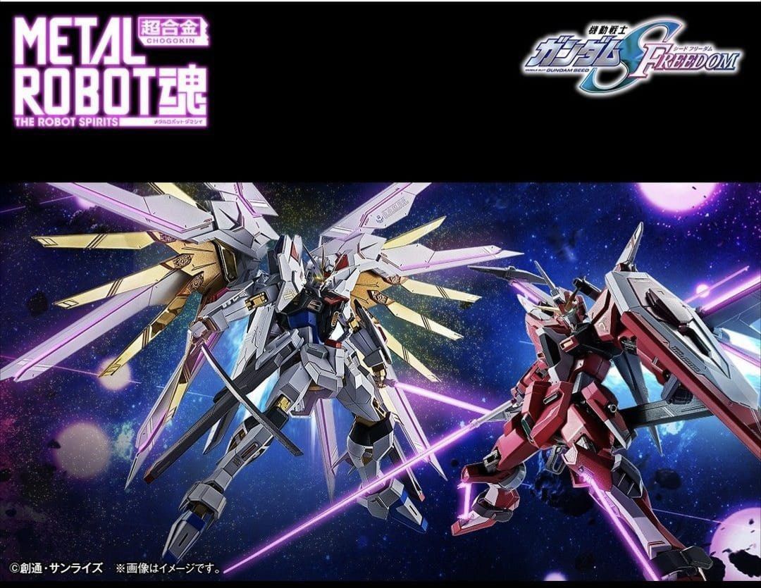 METAL ROBOT SPIRITS INFINITE JUSTICE GUNDAM TYPEⅡ & STRIKE FREEDOM ...