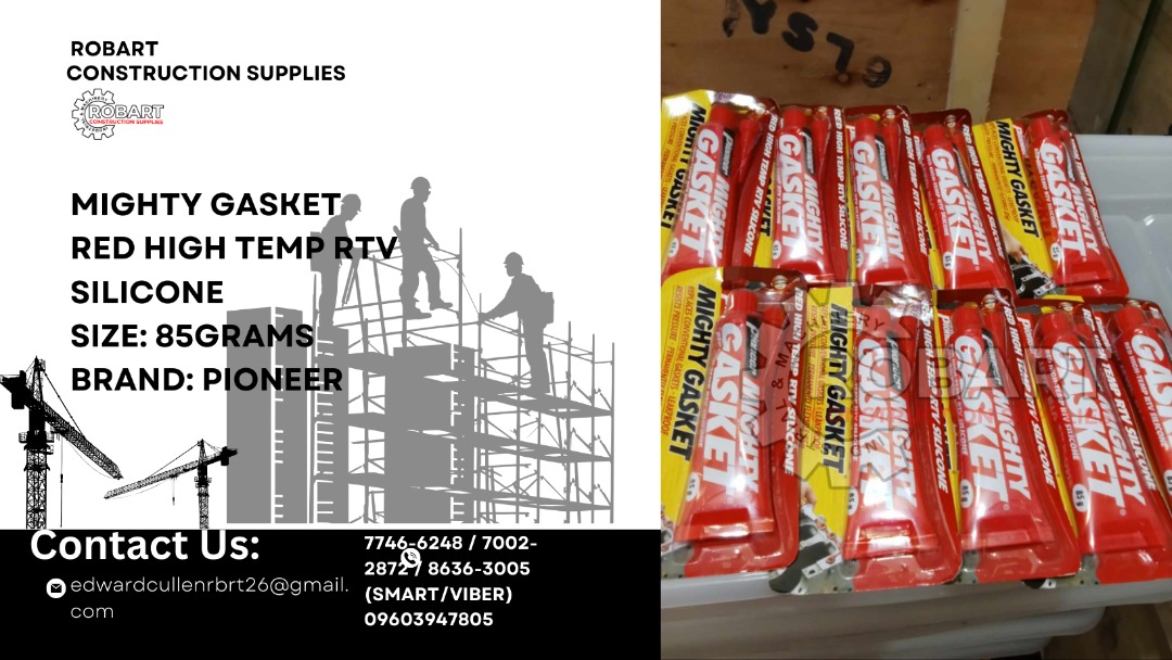 Mighty Gasket Red High Temp RTV Silicone, Commercial & Industrial ...