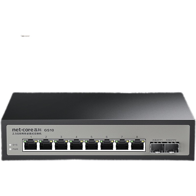 Netcore 8 port 2.5G switch 10 port 10G RJ45 SPF+ Singtel M1 Starhub MyRepublic ViewQwest Nas ...