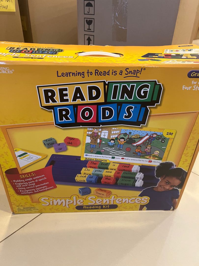 New Reading Rods Simple Sentences by Learning Resources, Hobbies & Toys ...