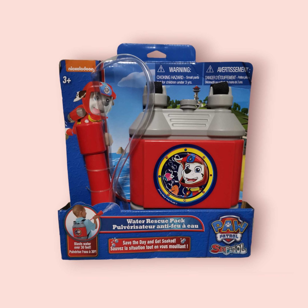 Nickelodeon Paw Patrol Water Rescue Pack 30 Ft Water Blaster Age 3+ New ...