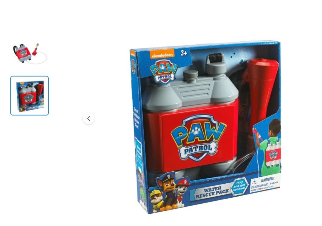 Nickelodeon Paw Patrol Water Rescue Pack 30 Ft Water Blaster Age 3+ New ...