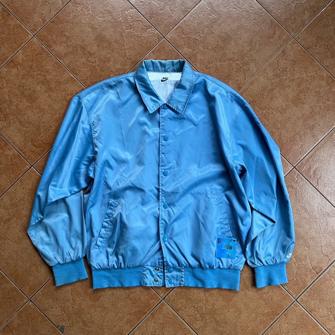 Nike Powder Blue Coach Jacket, Men's Fashion, Coats, Jackets and ...