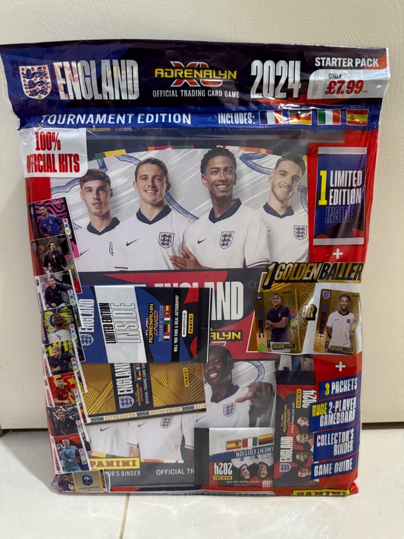 Panini England Adrenalyn XL 2024 Official Tournament Edition Euro 2024 ...