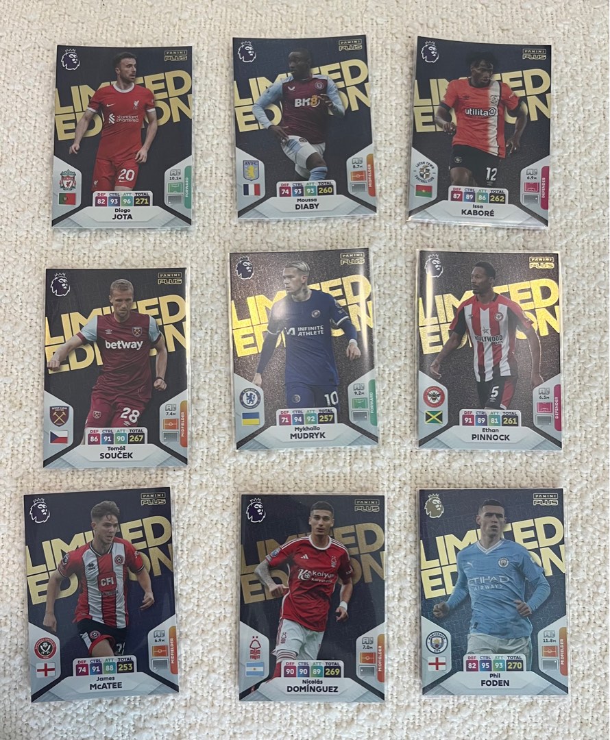 Panini Premier League 2024 Adrenalyn XL PLUS Limited Edition cards ...