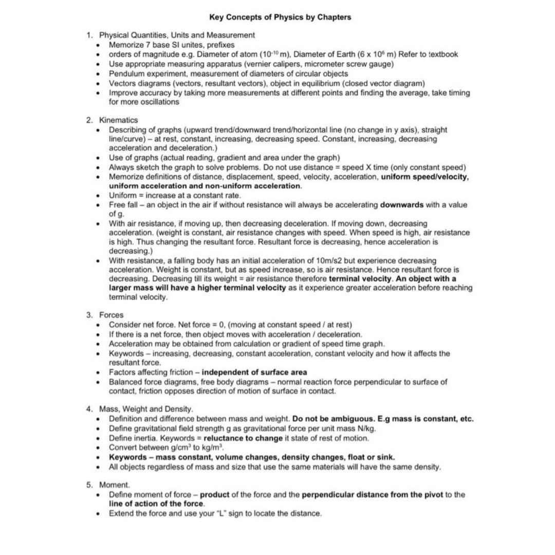 PHYSICS | TOP RAFFLES STUDENT Sec 3 Sec 4 O Level Physics Package [Top ...