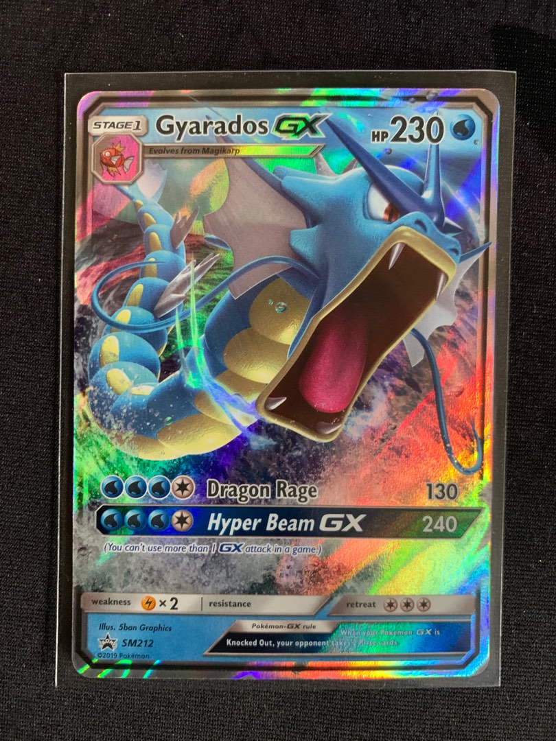 Pokemon Card Gyarados GX Promo, Hobbies & Toys, Toys & Games on Carousell