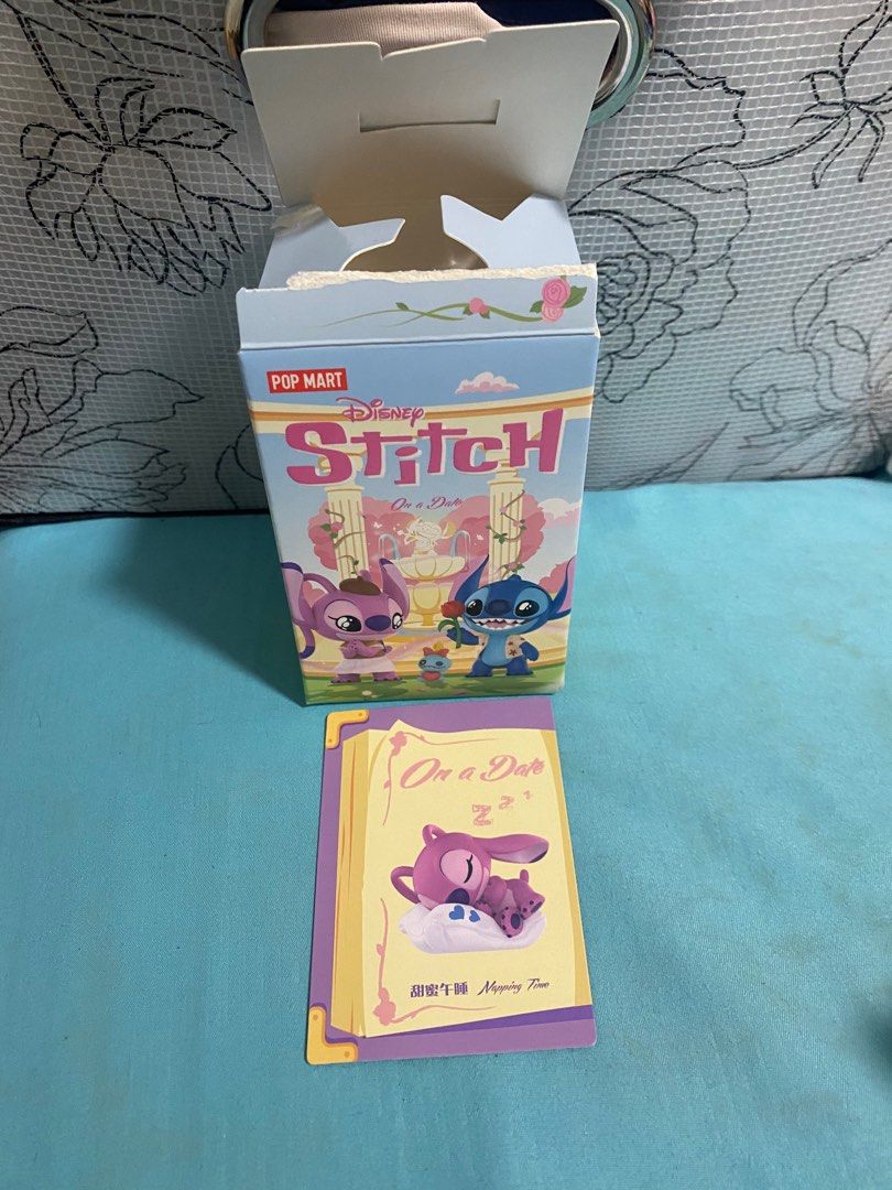 [POPMART] Stitch On a Date Series - Napping Time, Hobbies & Toys, Toys ...