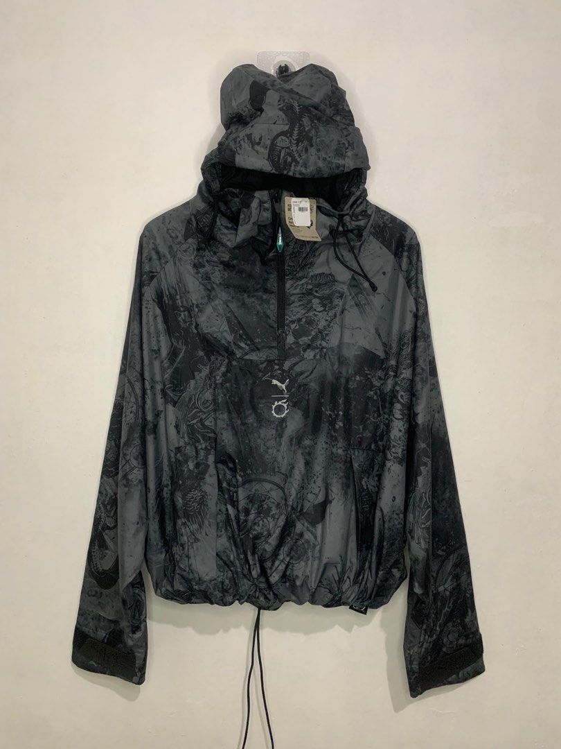 BRANDNEW PUMA x FINAL FANTASY XIV AOP WOVEN HALF-ZIP HOODED WINDBREAKER ...