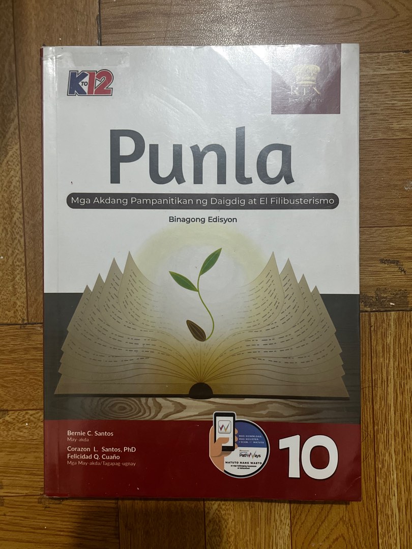 PUNLA GRADE 10 FILIPINO BOOK, Hobbies & Toys, Books & Magazines ...