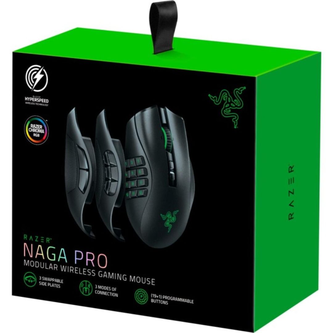RAZER NAGA PRO MODULAR WIRELESS GAMING MOUSE, Computers & Tech, Parts ...
