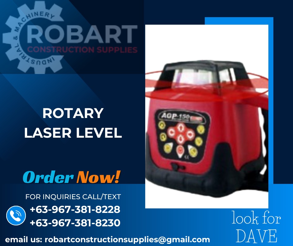 ROTARY LASER LEVER, Commercial & Industrial, Construction Tools ...