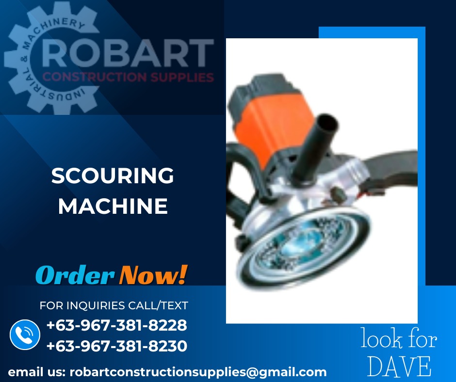 SCOURING MACHINE, Commercial & Industrial, Construction Tools ...