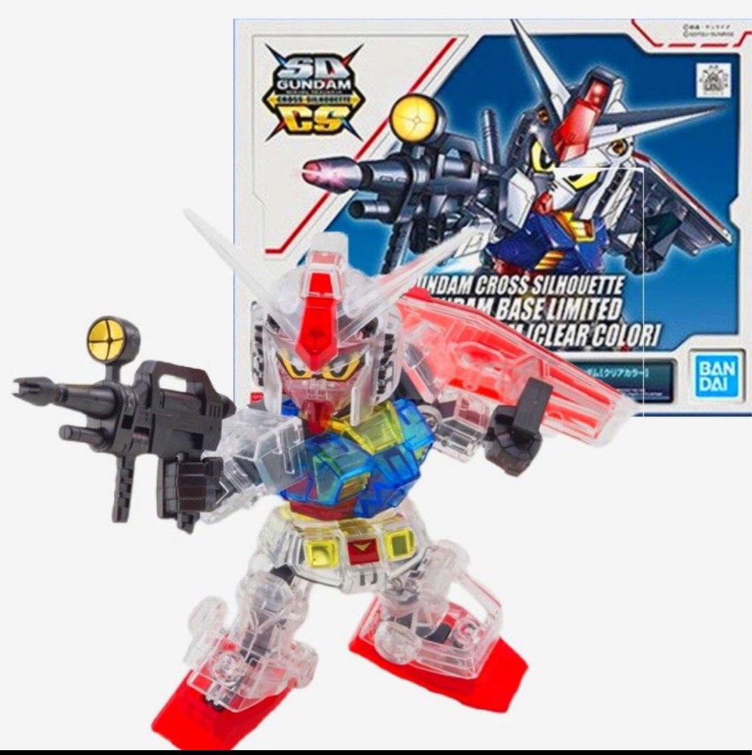 彩透SDCS RX-78-2 Gundam Cross Silhovette Frame Ver. Clear Color 原祖 高達 限定透明, 興趣及遊戲, 玩具 & 遊戲類 ...