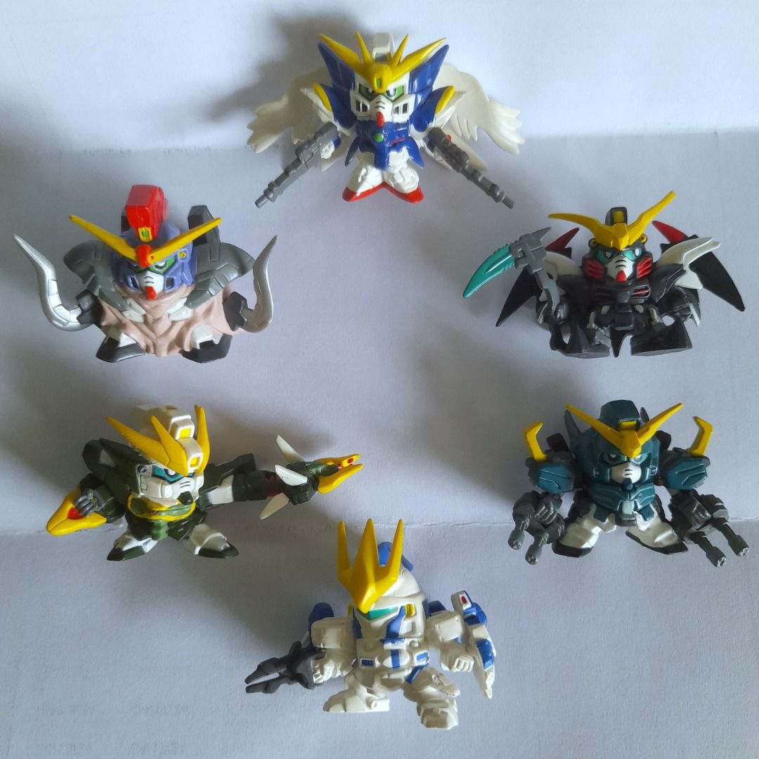[Complete SET of 13] Vintage SD Gundam Wing EW Mini Figure Set (Wing ...