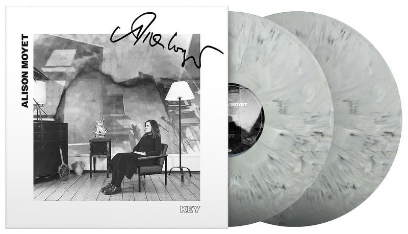 (SIGNED) Alison Moyet - Key (2LP Exclusive Black & White Marble Vinyl ...