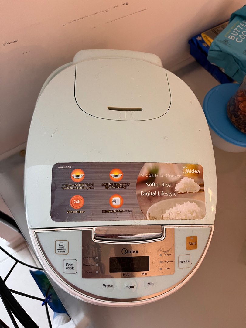 Smart rice cooker midea, TV & Home Appliances, Kitchen Appliances ...