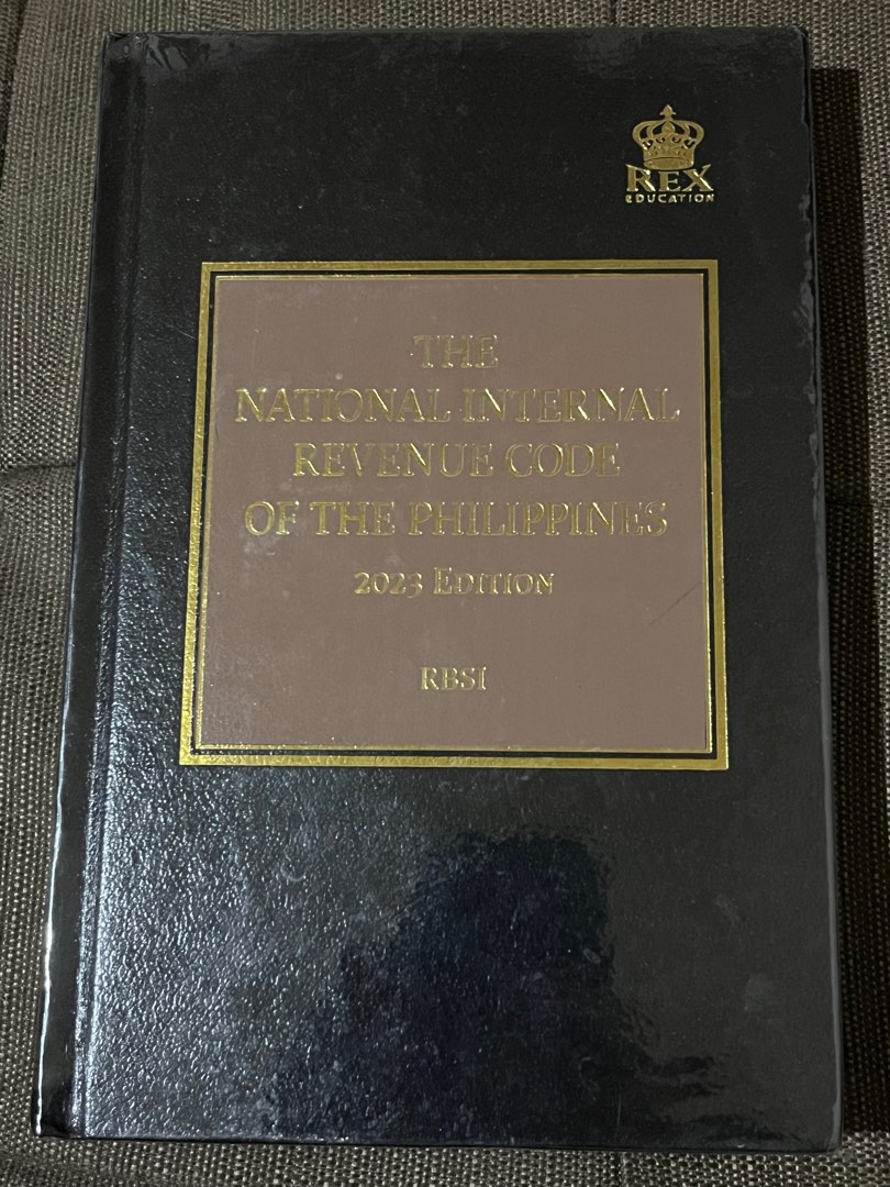 The National Internal Revenue Code of The Philippines 2023, Hobbies & Toys, Books & Magazines ...