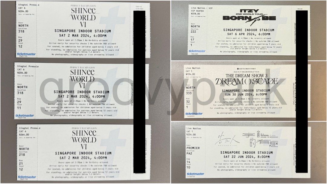 HTB 2024 ZEROBASEONE THE FIRST TOUR “TIMELESS WORLD” IN SINGAPORE, Tickets & Vouchers, Event ...