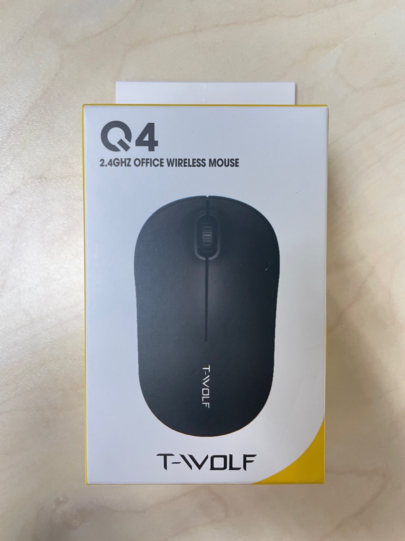 全新 T-Wolf Q4 2.4GHZ Wireless Mouse 無線滑鼠, 電腦＆科技, 電腦周邊及配件, 電腦滑鼠及相關產品 ...