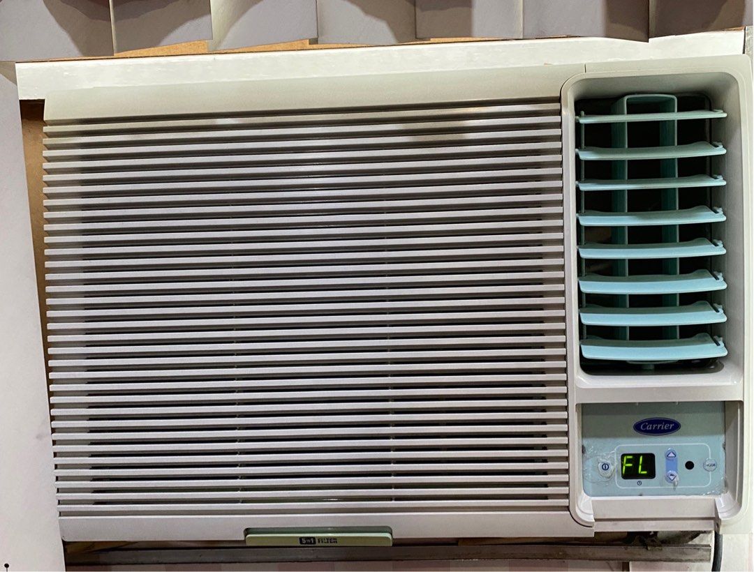 Used Window Type Non Inverter Aircon, TV & Home Appliances, Air ...