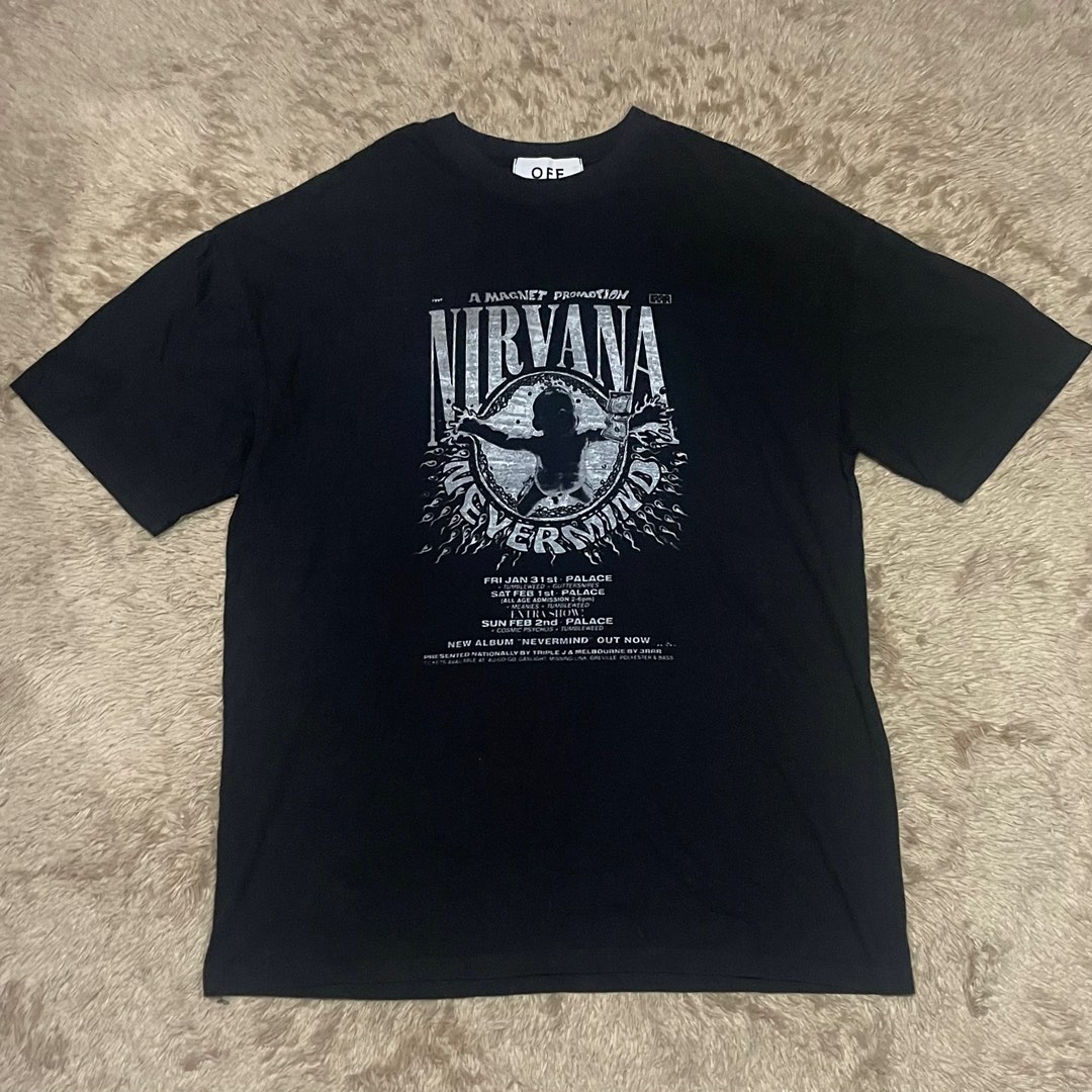 Vintage Nirvana band tee “Nevermind Tour - A Magnet Promotion”, Men's ...