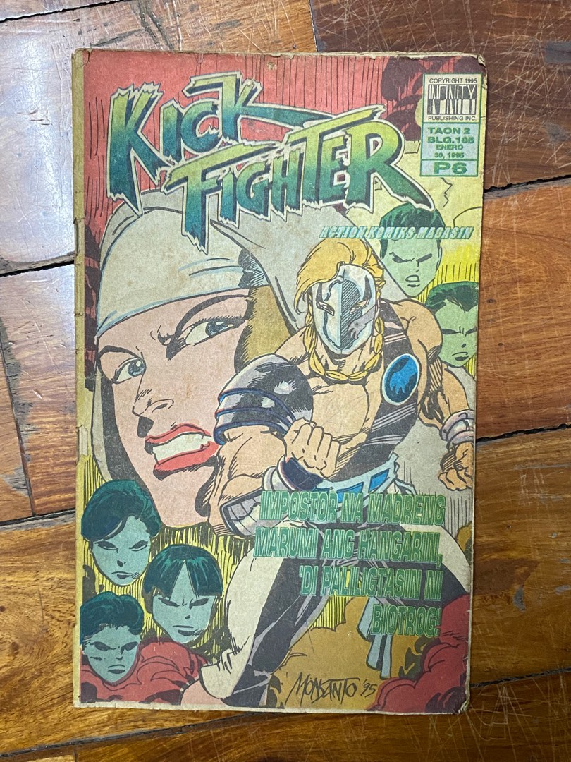 Vintage Tagalog Komiks Kick Fighter I Enero 30, 1995 Issue Comic Book Funny Action Stories ...