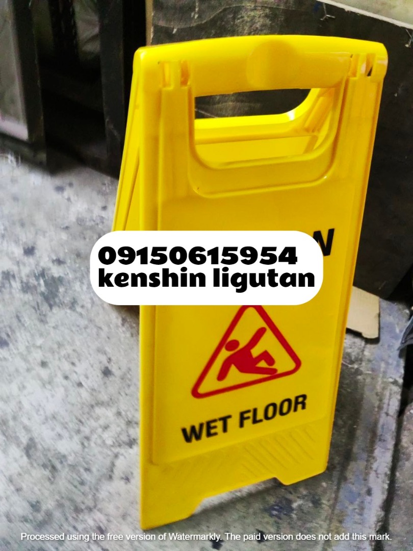 wet floor sign, Commercial & Industrial, Construction & Building ...