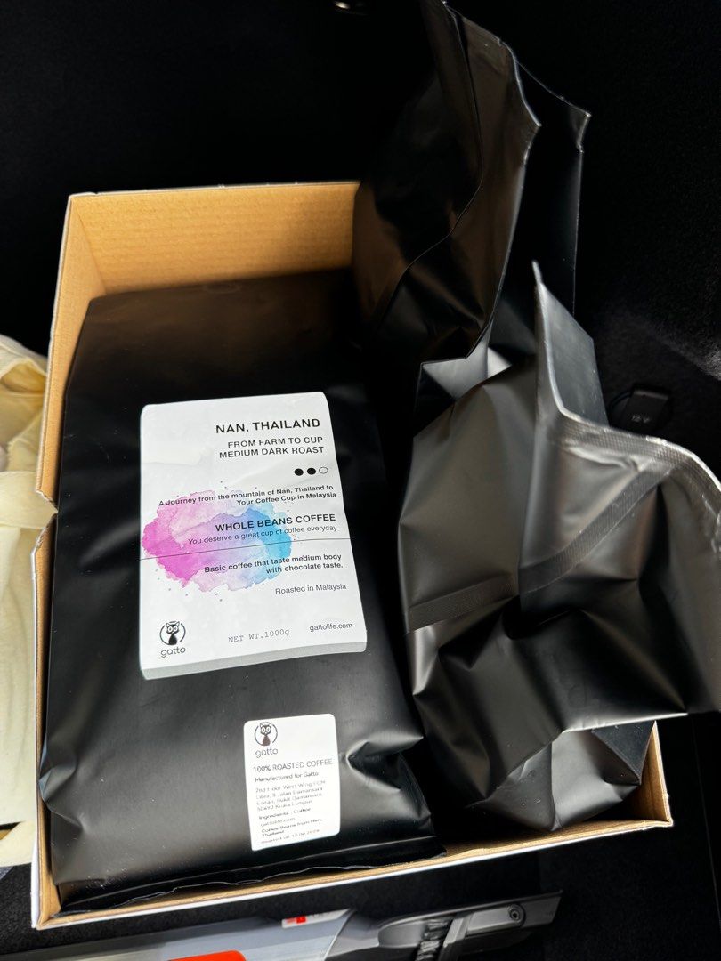 100% Single Origin Robusta Coffee Beans (Medium Dark Roast) - 1 kg ...