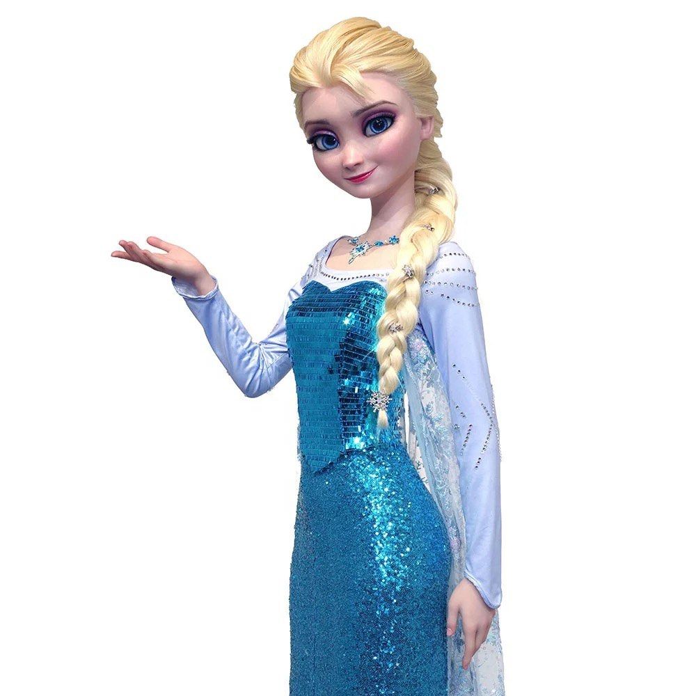162cm Elsa Frozen 艾莎冰雪奇缘 Life Size Wax Figure Statue Disney Cartoon ...