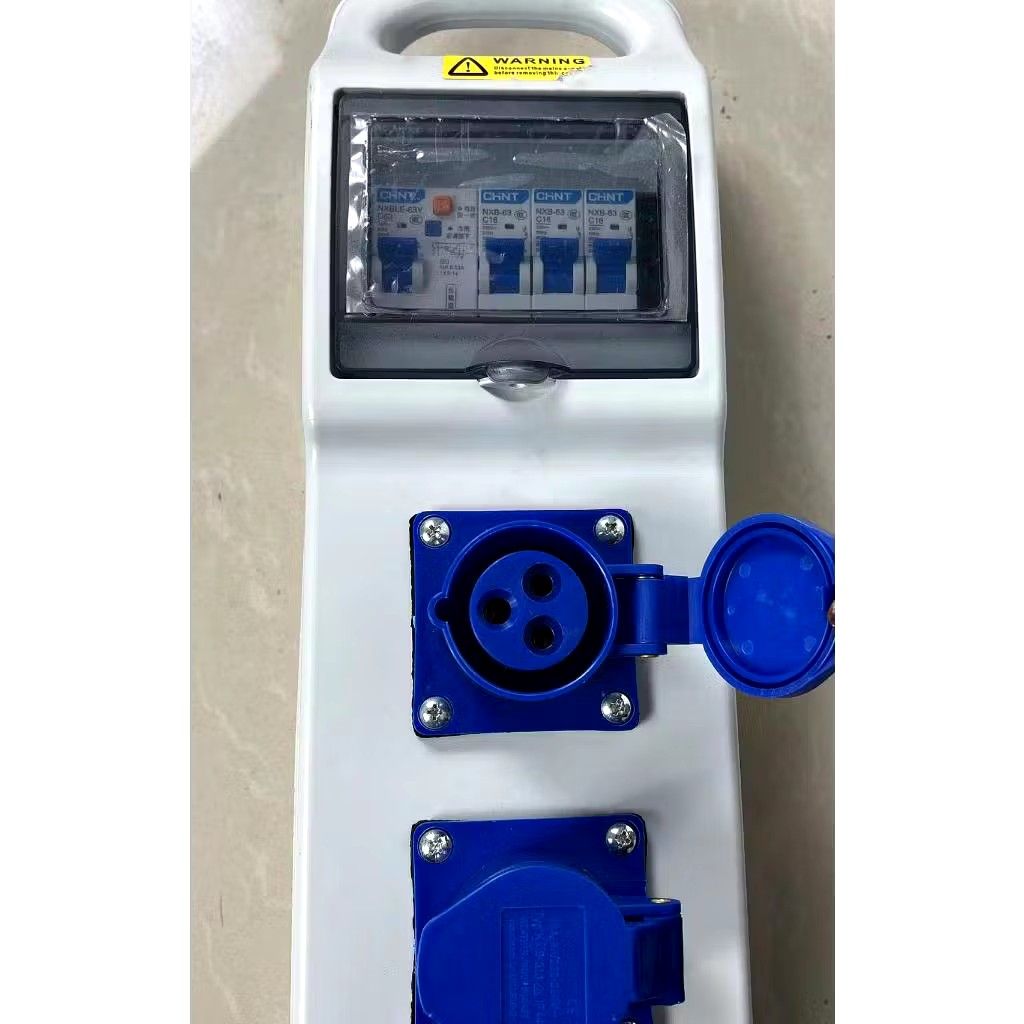 16A 3 Way Socket Industrial Distribution Electrical Box Plug Outdoor ...