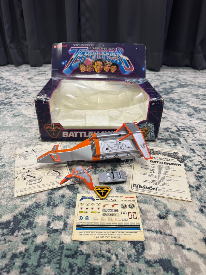 1983 BANDAI TERRAHAWKS BATTLEHAWK ACTION MODEL, Hobbies & Toys ...