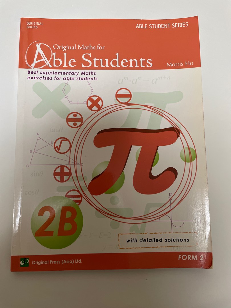 2B Original Maths for Able Students (Form 2), 興趣及遊戲, 書本 & 文具, 教科書 ...