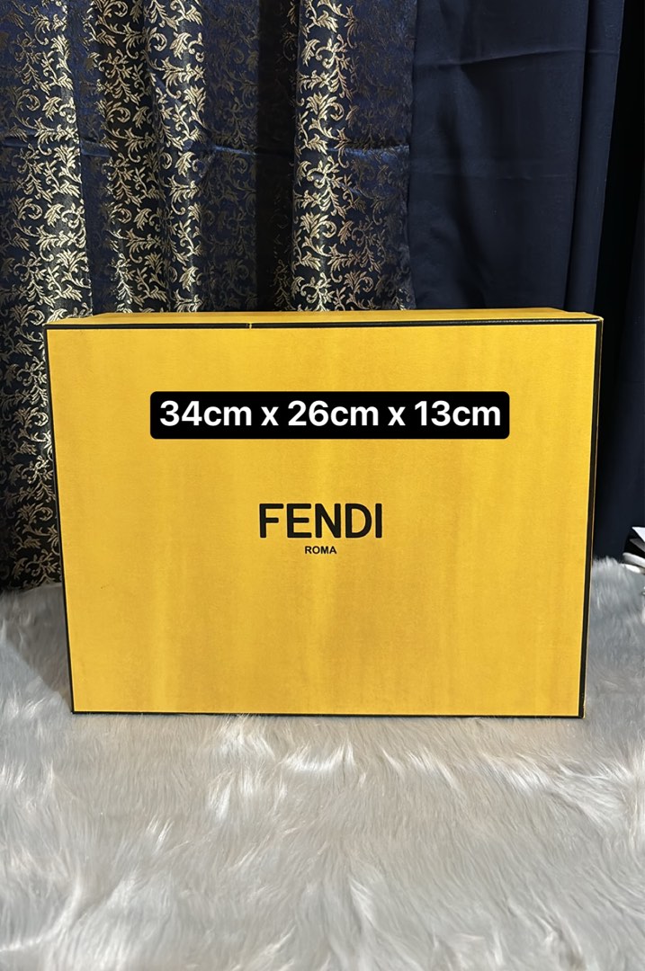 ‼️ Authentic Fendi Large Box, Luxury, Bags & Wallets on Carousell