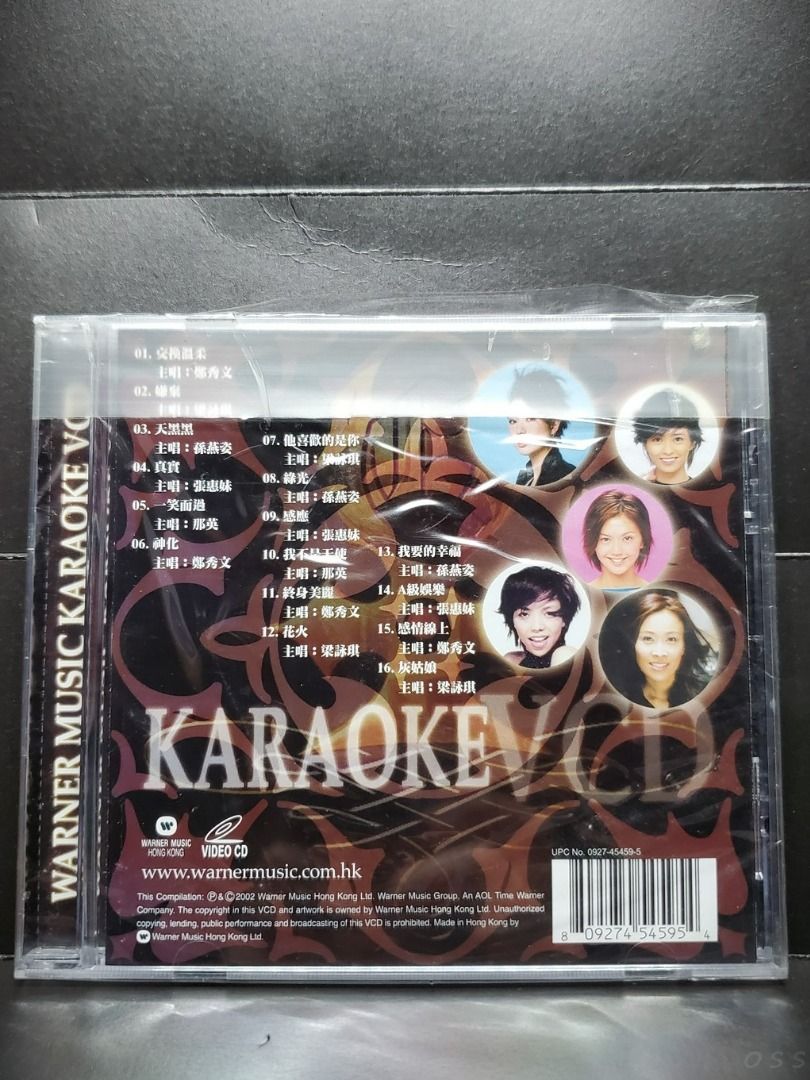《全天后 卡拉OK VCD精選》 鄭秀文 | 梁詠琪 | 張惠妹 | 那英 | 孫燕姿, 興趣及遊戲, 音樂、樂器 & 配件, 音樂與媒體 - CD 及 DVD - Carousell
