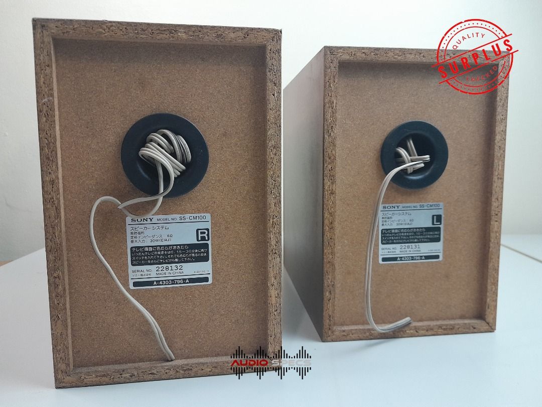 🔥 SONY SS-CM100 Brown 2-way HiFi Bookshelf Speakers 🔥, Audio, Soundbars, Speakers & Amplifiers ...