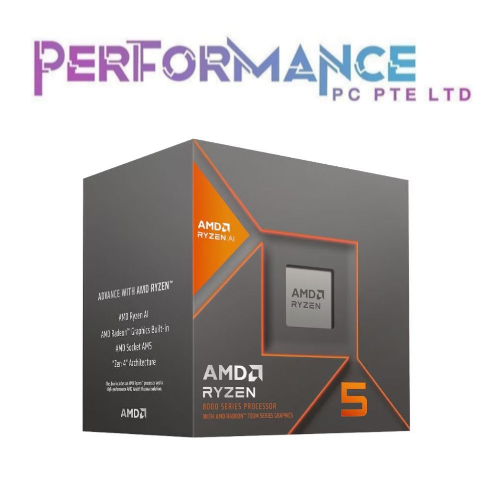 AMD Ryzen 5 8500G 5 8500 G with Wraith Stealth Cooler BOX / TRAY ...