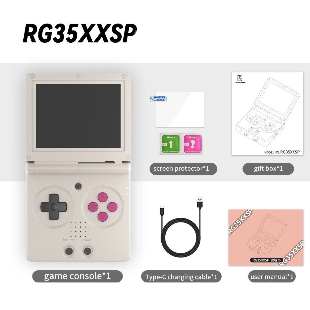 Anbernic RG35XX SP Nintendo GBA SP Gameboy SP flip console retro ...