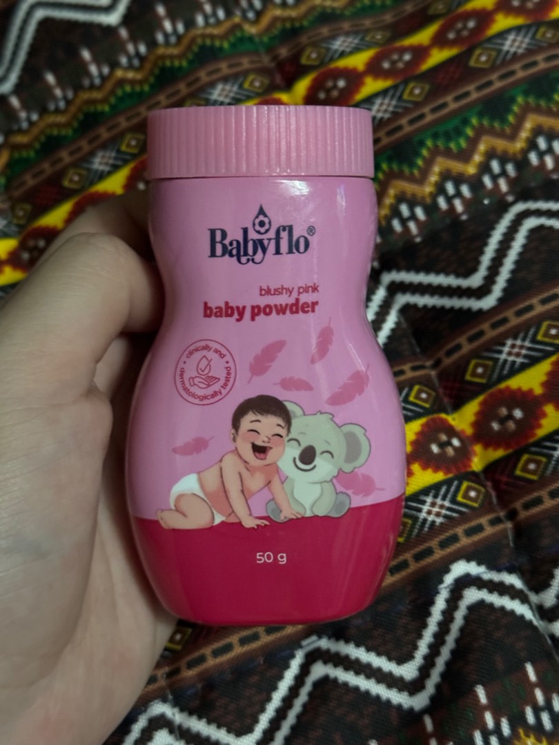 Babyflo Blushy Pink Baby Powder, Babies & Kids, Bathing & Changing ...