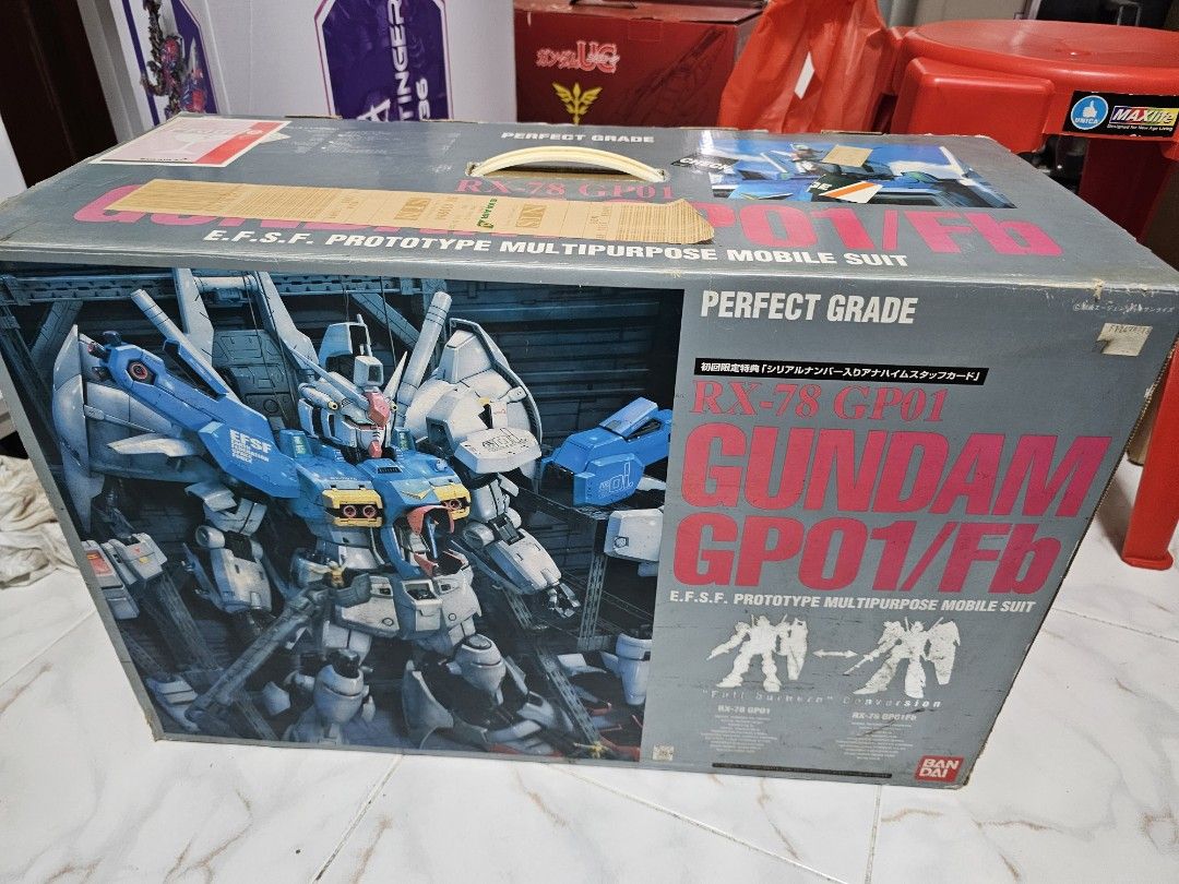 Bandai PG GP01 Gundam, Hobbies & Toys, Toys & Games on Carousell