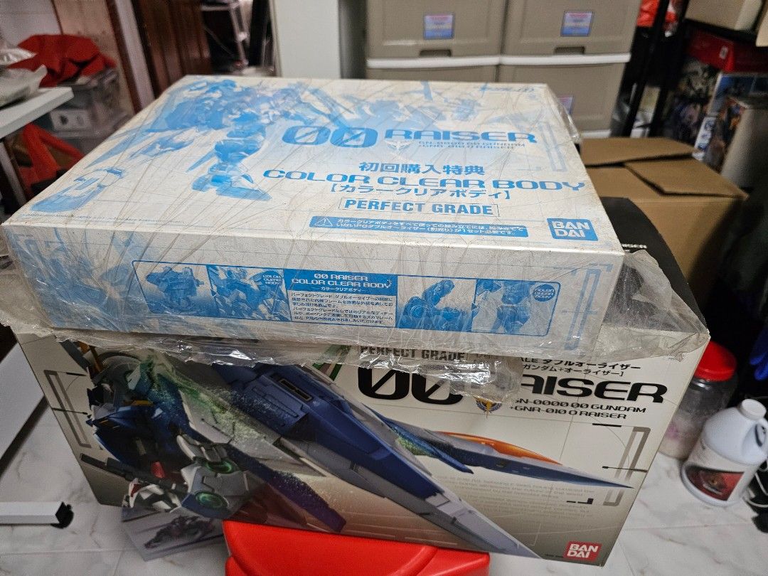Bandai PG OO raiser gundam with clear body set, Hobbies & Toys, Toys ...