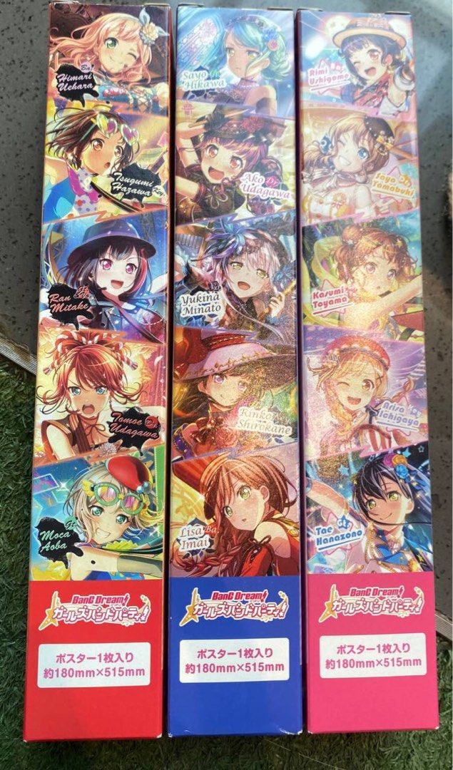 Bandori group poster, Hobbies & Toys, Memorabilia & Collectibles, Fan ...