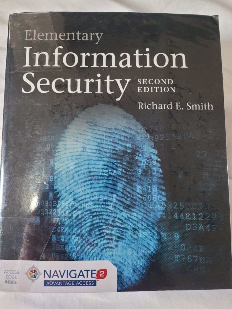 book - Elementary Information Security by Richard E. Smith 2nd edition, Hobbies & Toys, Books ...